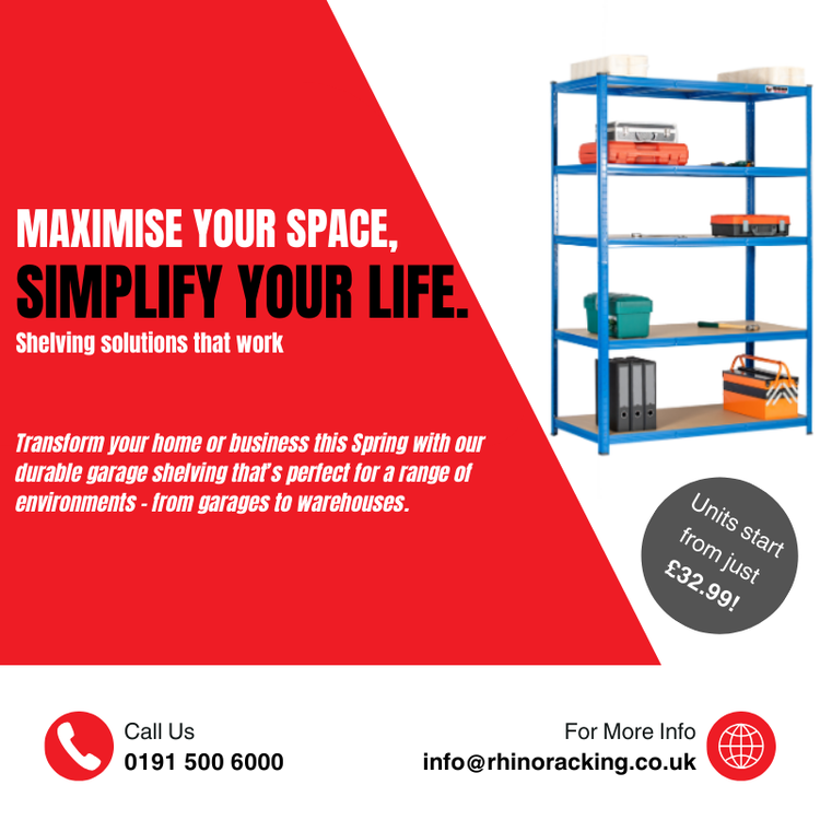 Rhino Racking Great Value Shelving, Racking And Storage