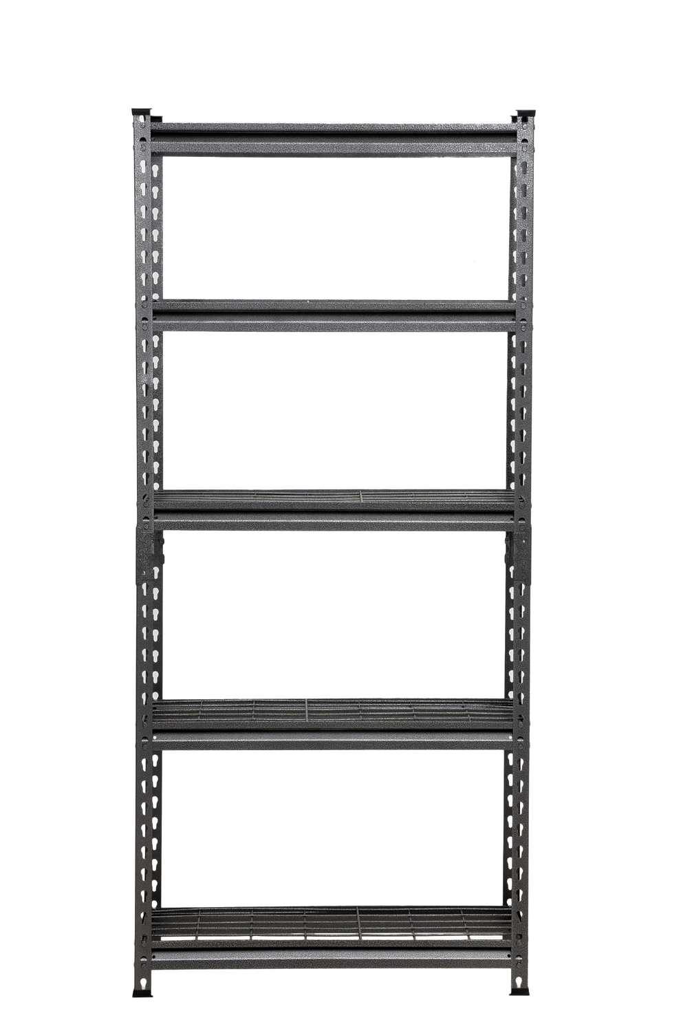 152 x 75 x 30cm | 5 Tier Boltless Wire Shelving Unit | Hammertone | 10 ...