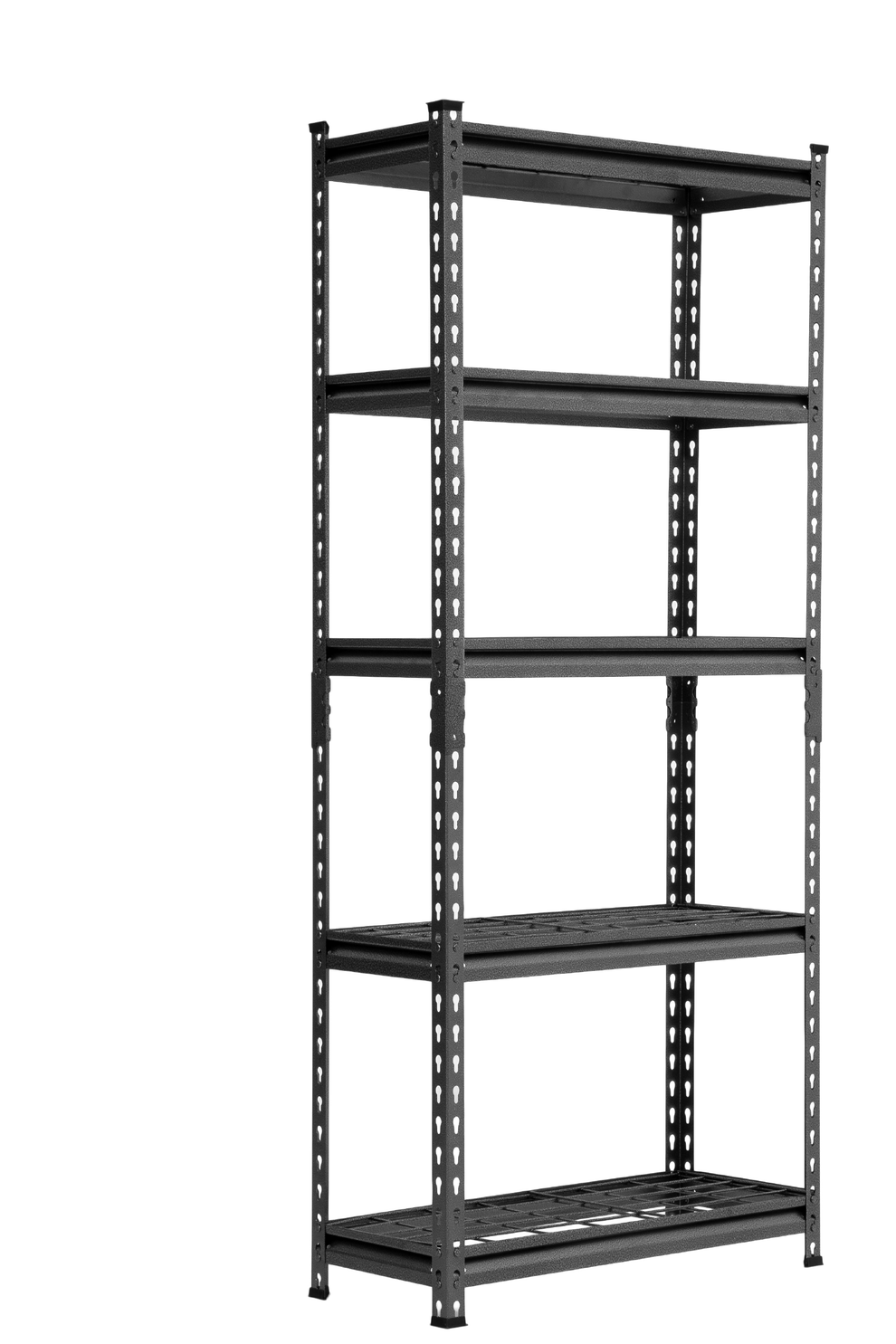 152 x 75 x 30cm | 5 Tier Boltless Wire Shelving Unit | Hammertone | 10 ...