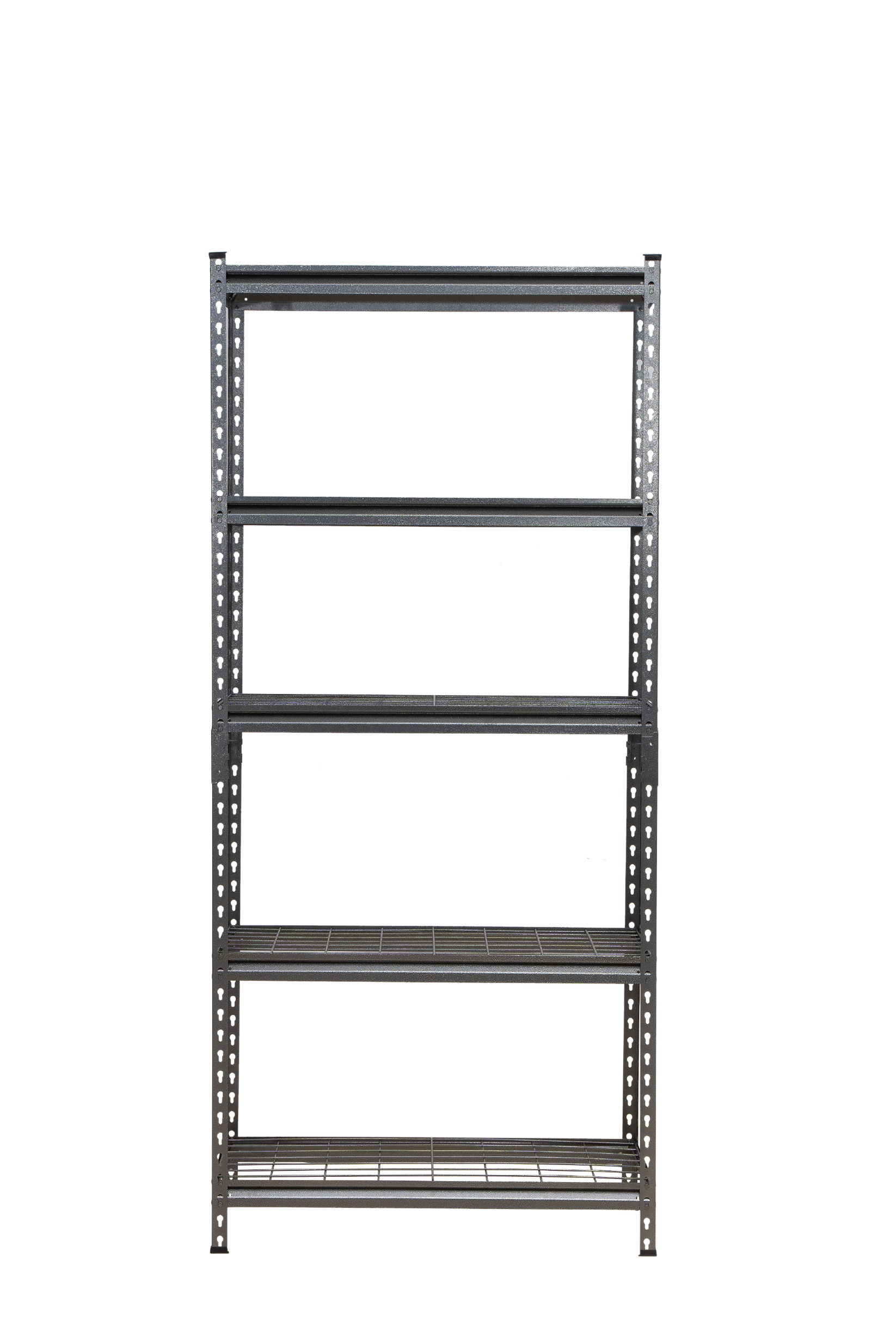 183 x 90 x 30cm | Black | 5 Tier Boltless Wire Shelving Unit | 1000kg ...