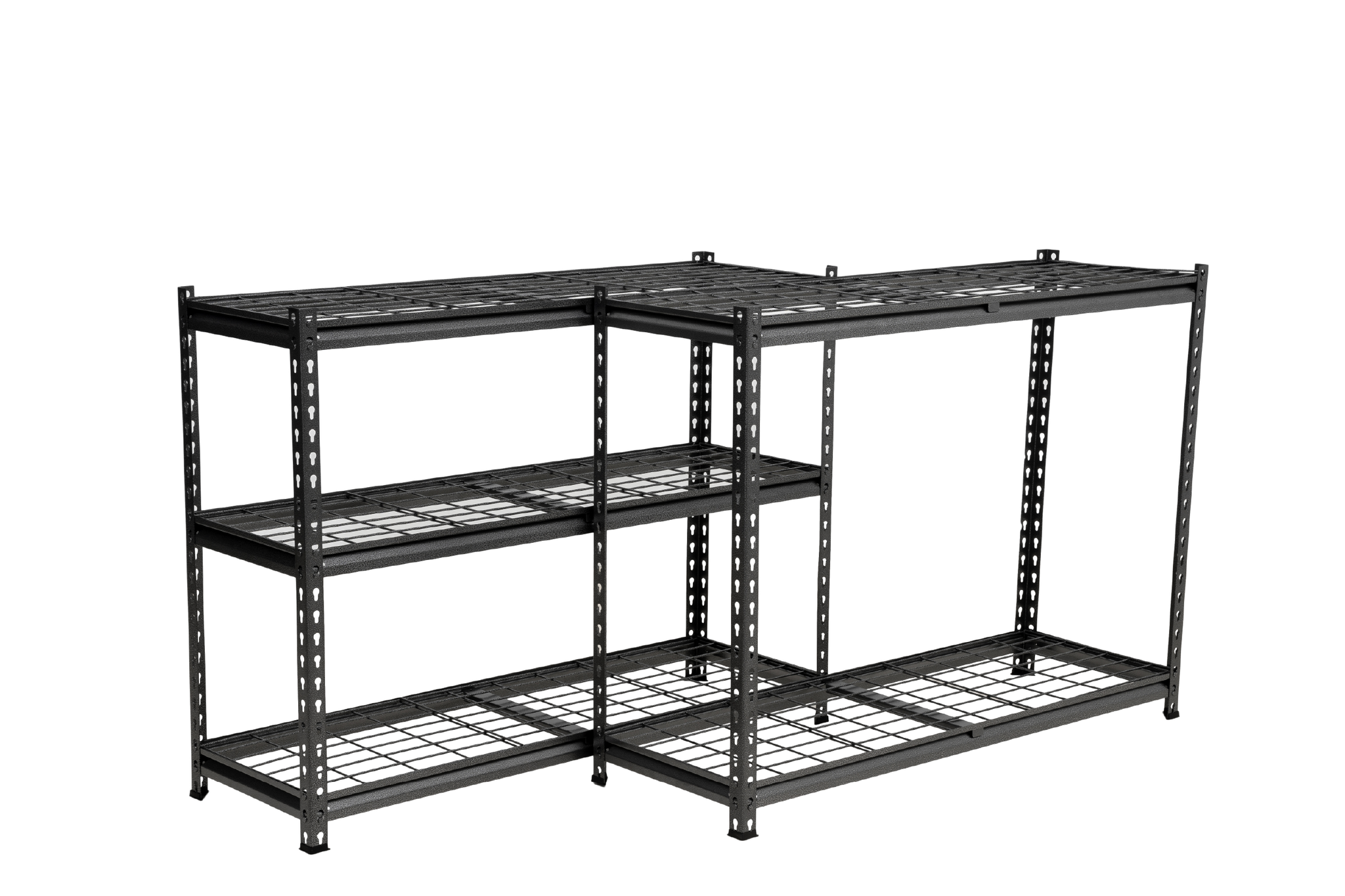 183 x 120 x 40cm | Black | 5 Tier Boltless Wire Shelving Unit | 1000kg ...