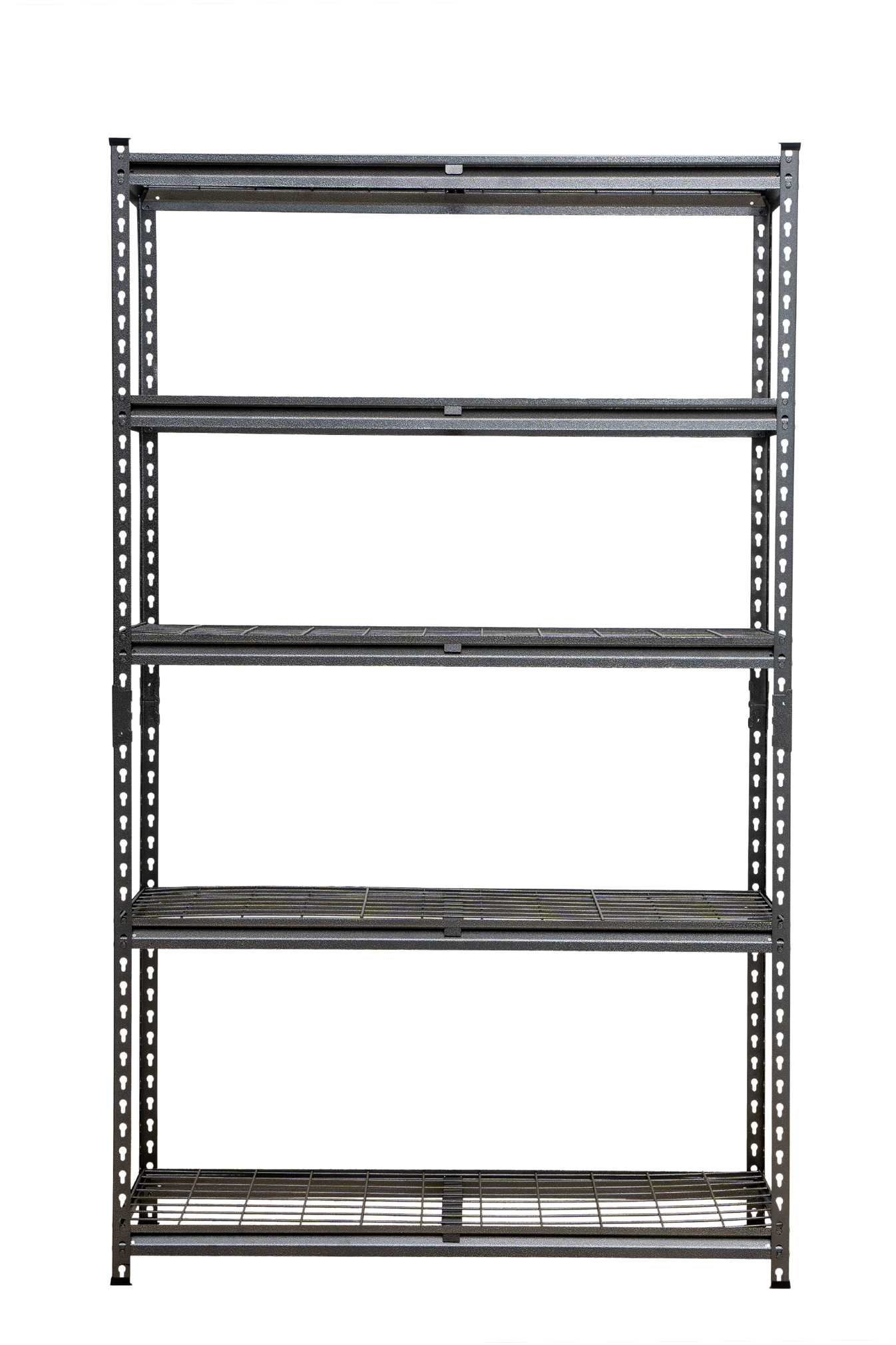 183 x 120 x 45cm | 5 Tier Boltless Wire Shelving Unit | Hammertone | 1 ...