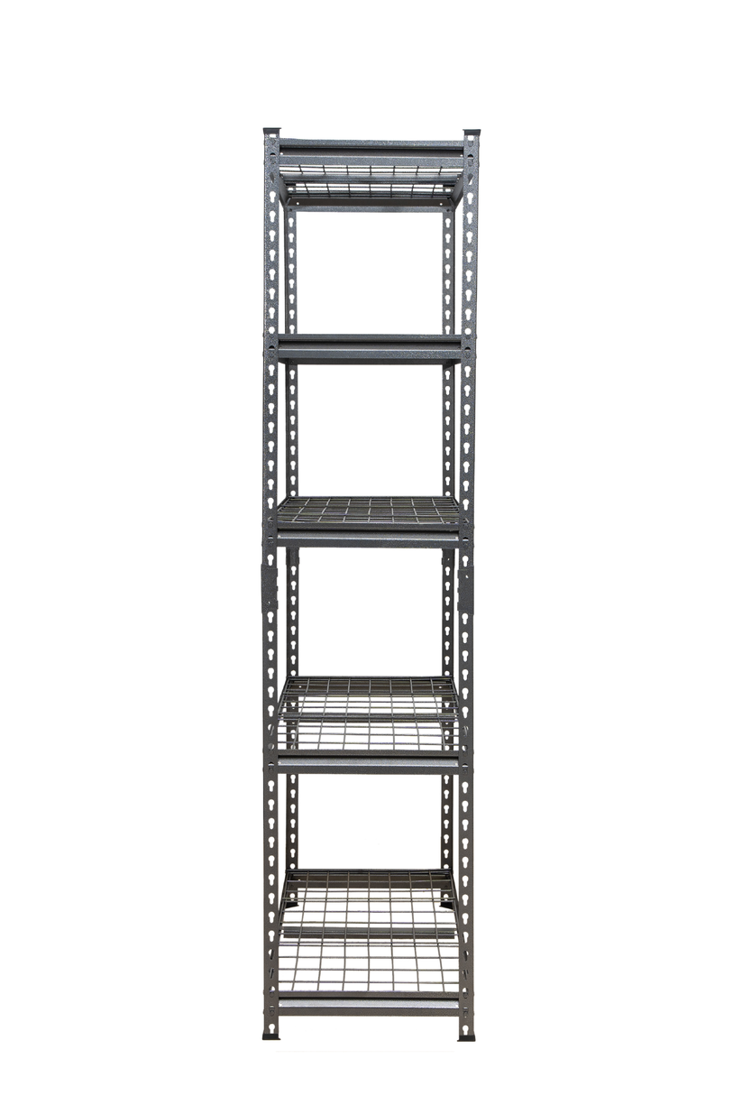 183 x 120 x 45cm | Black | 5 Tier Boltless Wire Shelving Unit | 1000kg ...