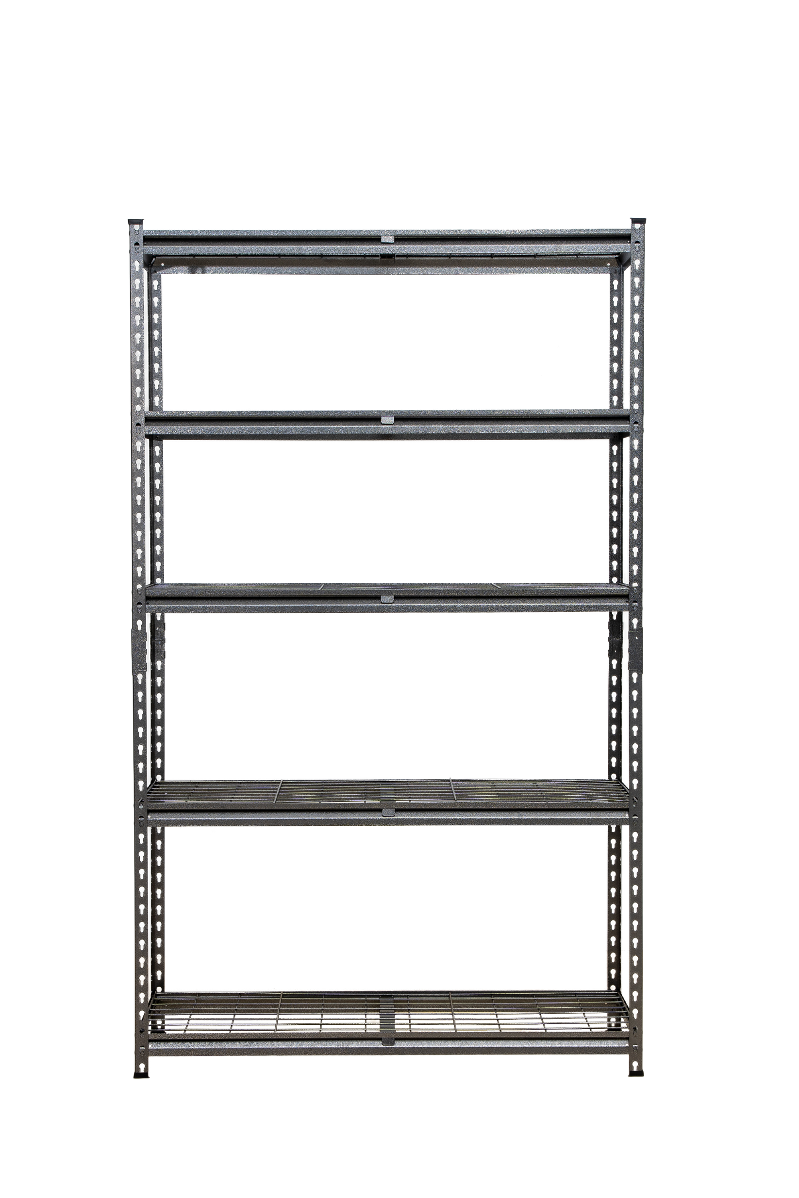 183 x 120 x 45cm | 5 Tier Boltless Wire Shelving Unit | Hammertone | 1 ...